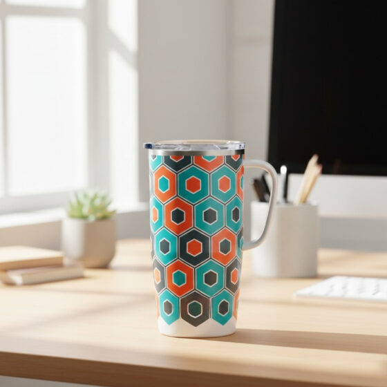 Custom logo travel mugs in Saudi Arabia